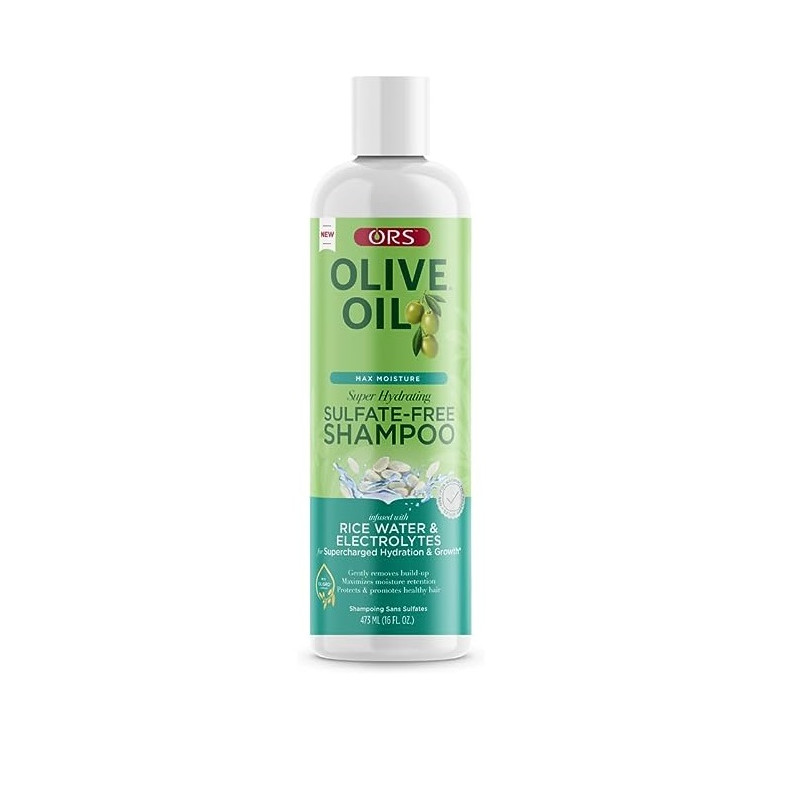 ORS - OLIVE OIL MAX MOISTURE RICE WATER LEAVE IN CONDITIONER 473ml BOTTLE